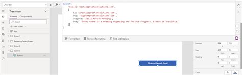 launch email in power apps rishan solutions