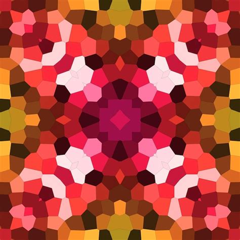Premium Photo Seamless Square Mosaic Pattern Abstract Kaleidoscope