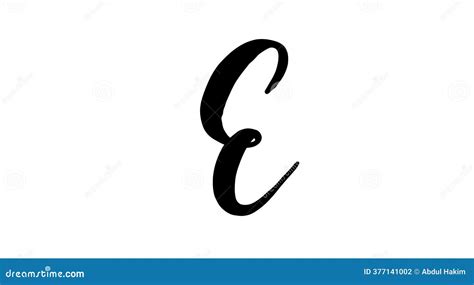 Cursive Letter E 1 Free Printable Cursive Alphabet Letters Stencils
