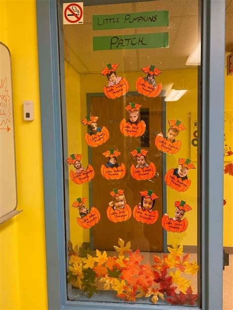 Little Pumpkin Patch Halloween Classroom Door Decor Fall Classroom Decorations Halloween