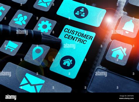 Conceptual Caption Customer Centric Word For Process Of Looking After