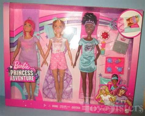 Princess Adventure Barbie Daisy Nikki Slumber Pack GJB Toy Babes