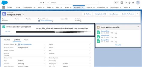 refresh standard components from lightning web component salesforce
