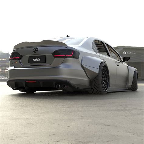 Widebody Mk6 Jetta Rendering Looks Like A Rocket Bunny Autoevolution
