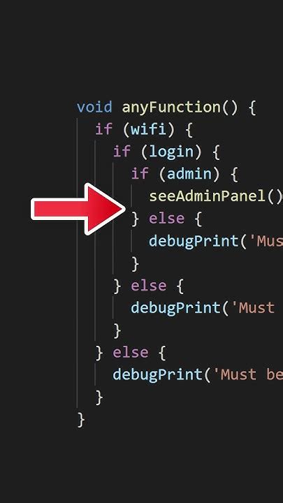 Nesting If Statements Is Bad Do This Instead Youtube