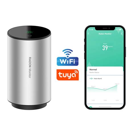 New Updated Randon Monitor With App Support Toxic Gas Detector And