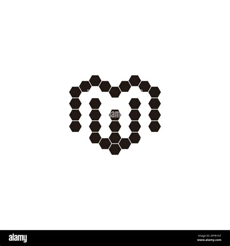 Letter W And M Hexagons Geometric Symbol Simple Logo Vector Stock Vector Image And Art Alamy