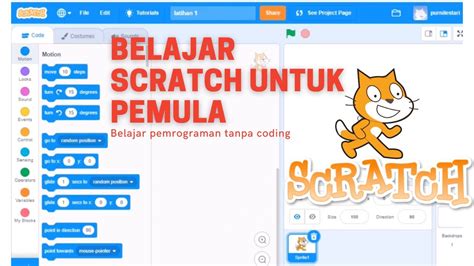 BELAJAR SCRATCH UNTUK PEMULA YouTube