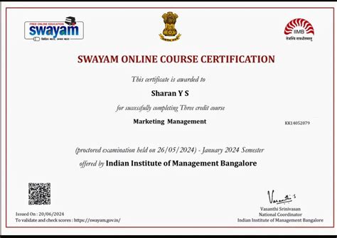 Sharan Yajman On Linkedin Marketingmanagement Iimbangalore Swayam