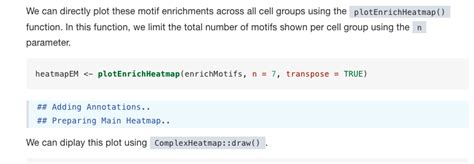 Plotenrichheatmap N Parameter Not Working Issue Greenleaflab Archr Github