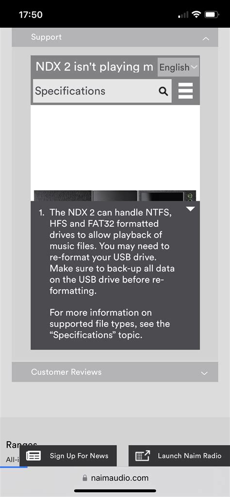 External SSD Via USB Which Format Streaming Audio Naim Audio Community