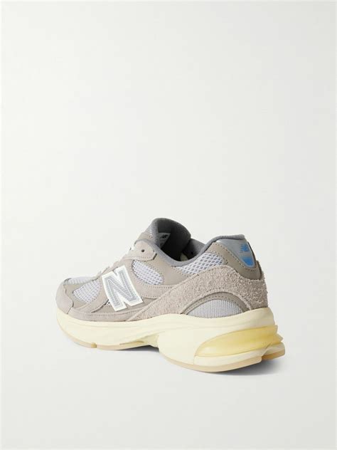 New Balance Grey Day 2010 Suede Leather And Mesh Sneakers Gray New