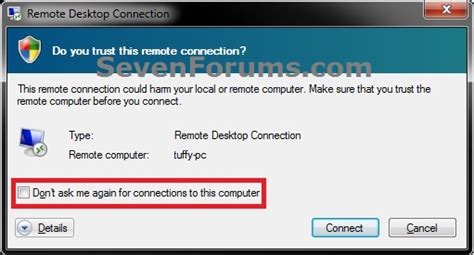 Remote Desktop Connection Shortcut Create For Specific Computer
