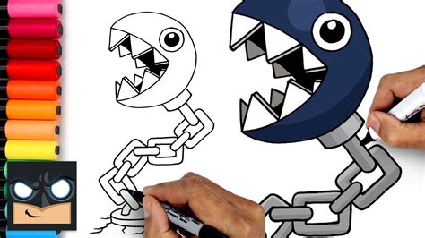Mario Chain Chomp Drawing