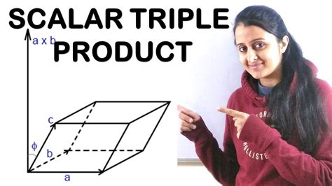 Scalar Triple Product Of Vectors Geometrical Interpretation And