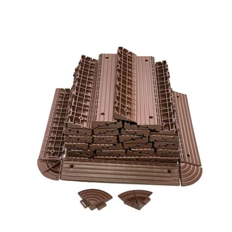 Gogexx 1 Ft X 240 In Plastic Flooring Deck Tile Edge Sealing Strip