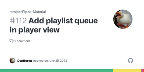 Add Playlist Queue In Player View · Issue 112 · Mmjeepiped Material