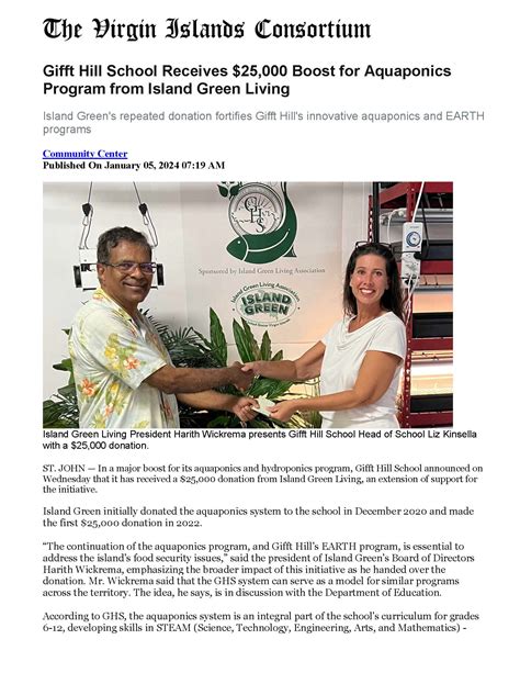 Ft Hill School Receives 25000 Boost For Aquaponics Program From