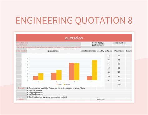 Free Engineering Quotation Quotation Templates For Google Sheets And Microsoft Excel Slidesdocs