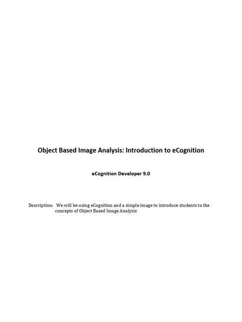 lab06 object based image analysis 9 pdf image segmentation computing