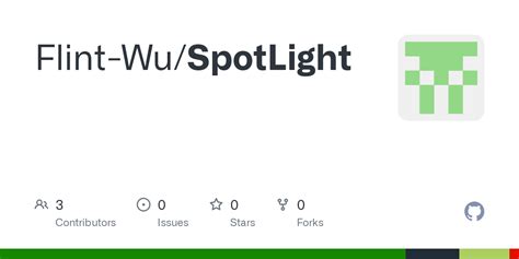 GitHub Flint Wu SpotLight
