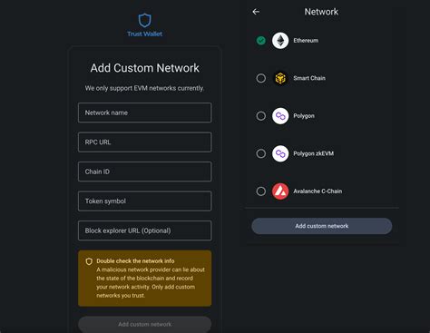 Wallet Configuration Bnb Smart Chain Bsc