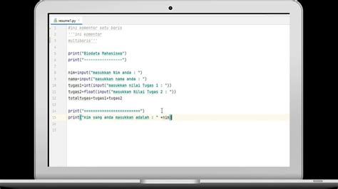 Video Pembelajaran Dasar Pemrograman Python Pertemuan 2 Youtube
