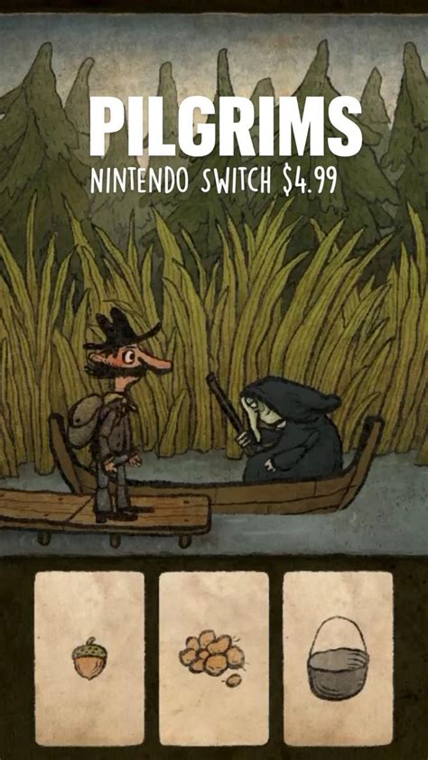 Cute Nintendo Switch Game Pilgrims Video Games Funny Simulation