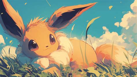 Pokemon Eevee Sunshine Desktop Wallpaper Pokemon Wallpaper