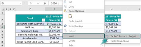 Add Column In Excel How To Add Insert Step By Step Example