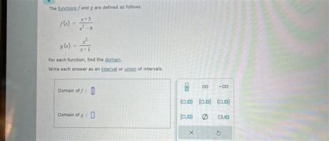 Solved The Functions F And G Are Defined As Follows Chegg
