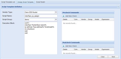 Design Script Template Single Connect Reference Guide