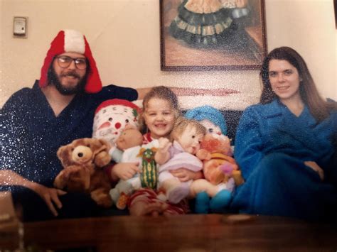My Dad Their Neighbors Daughter And My Mom Christmas Morning 1985