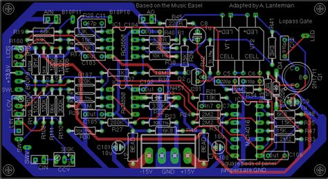 Lantertronics Adaptation Of The Low Pass Gate From The Music Easel