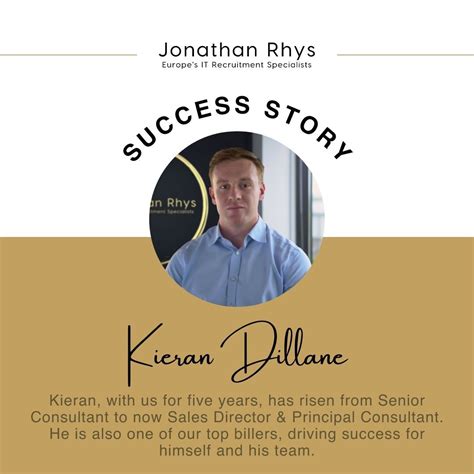 Successstory Careerprogression Recruitment Jonathan Rhys Recruitment Ltd