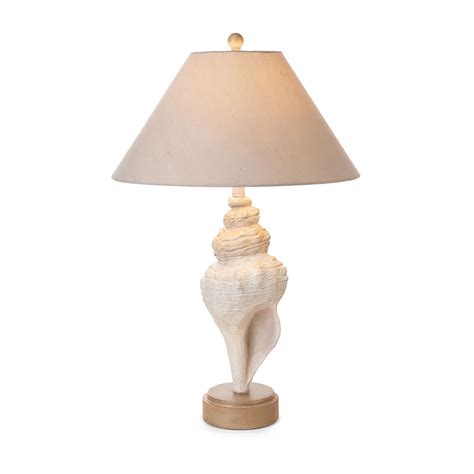 Seashell Base Coastal Lamp Babettes Furniture And Home