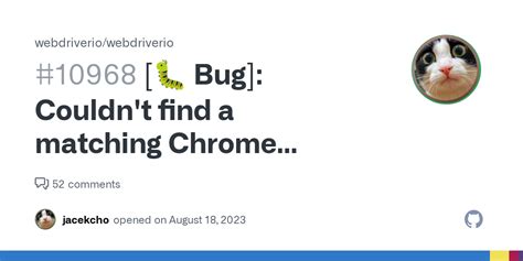 🐛 Bug Couldnt Find A Matching Chrome Browser For Tag Tag On
