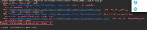 Hubmodule Valueerror Unsupported Module Def Format 0 · Issue 163