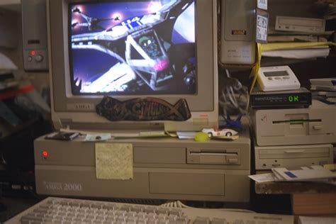 My Amiga 2000 In 1998 I Was Displaying A Pic With A Dctv Kinda