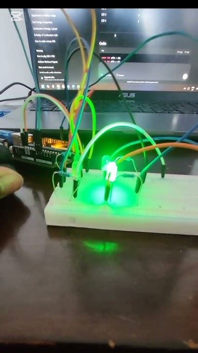 Led Controlled By Joystick Arduinouno Arduinoproject Arduino Youtube