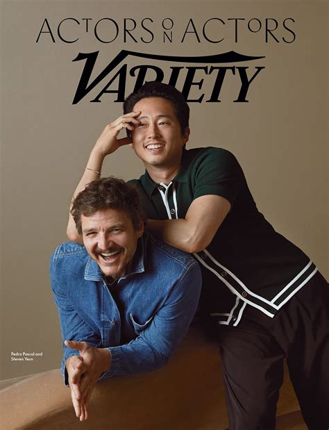‘they Wanted Me To Drink Their Saliva Pedro Pascal And Steven Yeun On