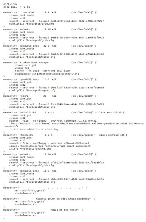 Multiboot Backup Grub2