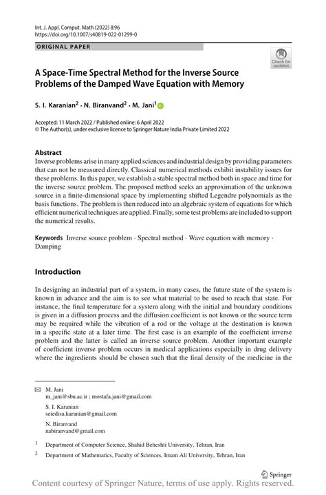 A Space Time Spectral Method For The Inverse Source Problems Of The