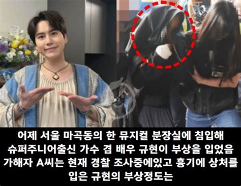 리빙홀릭 두시반탈출 슈퍼주니어 규현 뮤지컬 분장실에서 30대 ㅎ기ㄴ동에 부상