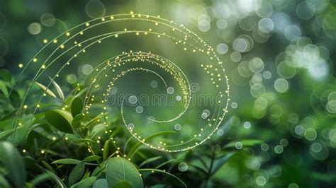 Fractal Pattern Resembling The Fibonacci Sequence In Nature Stock Image