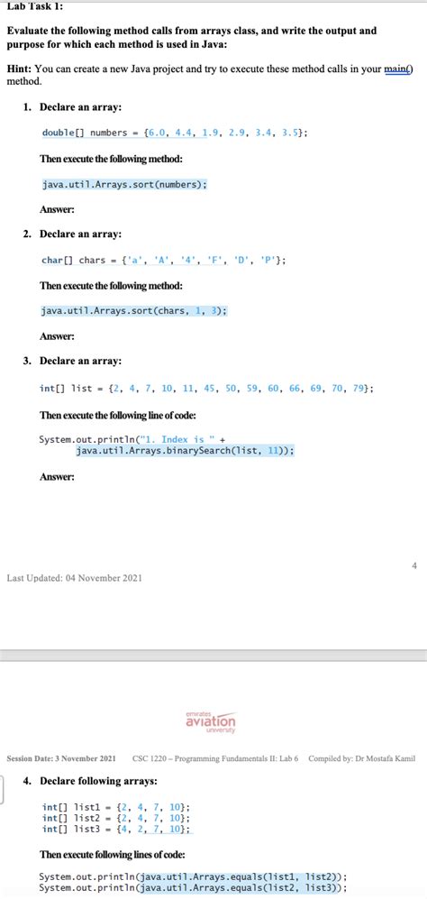 Solved Lab Task 1 Evaluate The Following Method Calls From