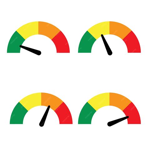 Premium Vector Colorful Speedometer Collection Download Progress