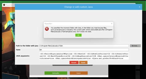 Pls Help Me You Specified The Incorrect Folder With Java Rtlauncher