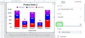 How To Change The Data Range After Duplicating A Chart Copying Chart Style In Google Sheets