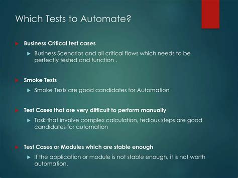 Introduction To Automation Testing PPTX